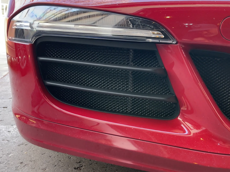 Front bumper side grille wire mesh kit Porsche 991.1 GTS - 991.1GTS ...