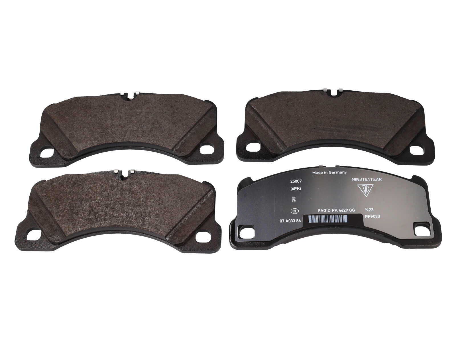 Porsche 95B.2 Macan 2019-21 Brake pads Front 95B698151AR - 95B698151AR ...