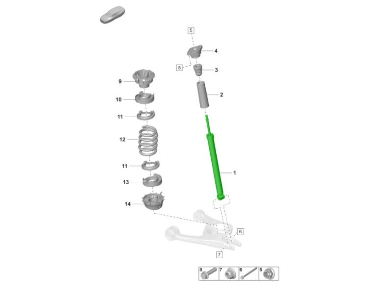Suspensión trasera OE Match con PASM | Design 911