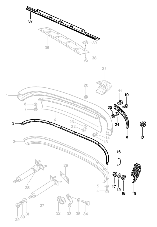 Restoration Seals Kit. Porsche 993 Coupe STD Body - SEALKIT9931 ...
