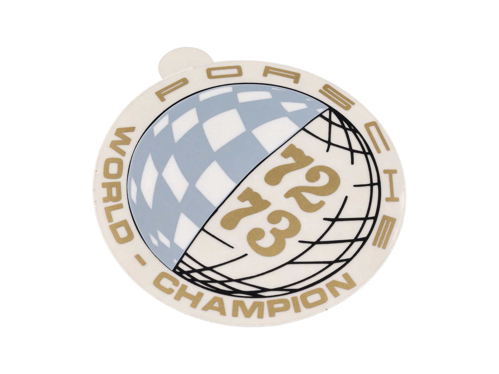 World Champion 1972 1973 Window Sticker 91170110324 - 91170110324 ...