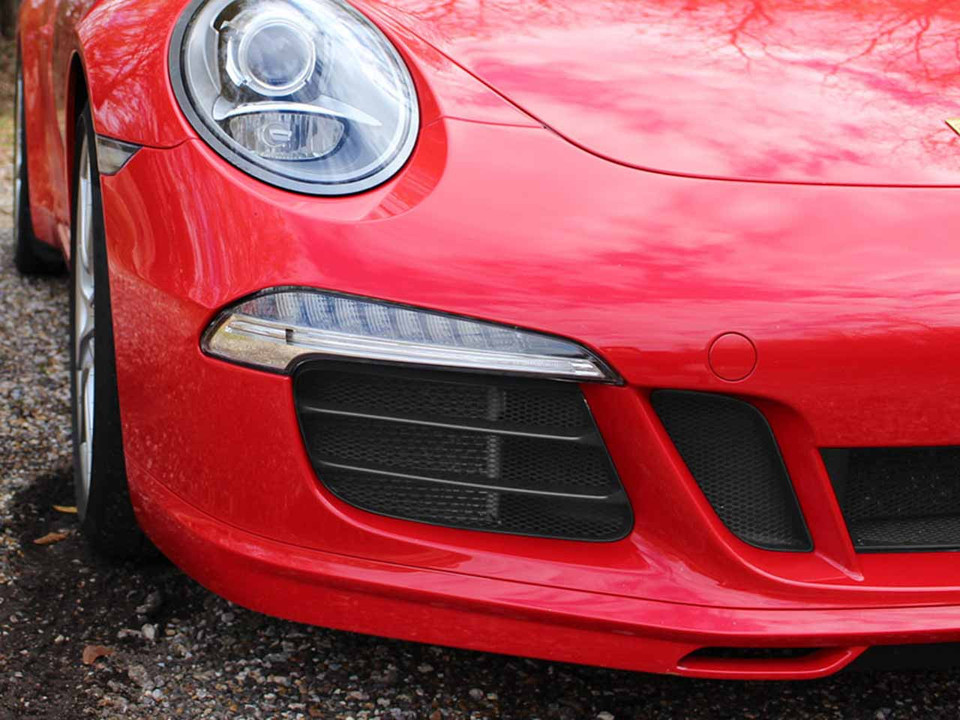 Porsche Rennline Front Bumper Wire Mesh Grill Kit - E157152BLACK ...