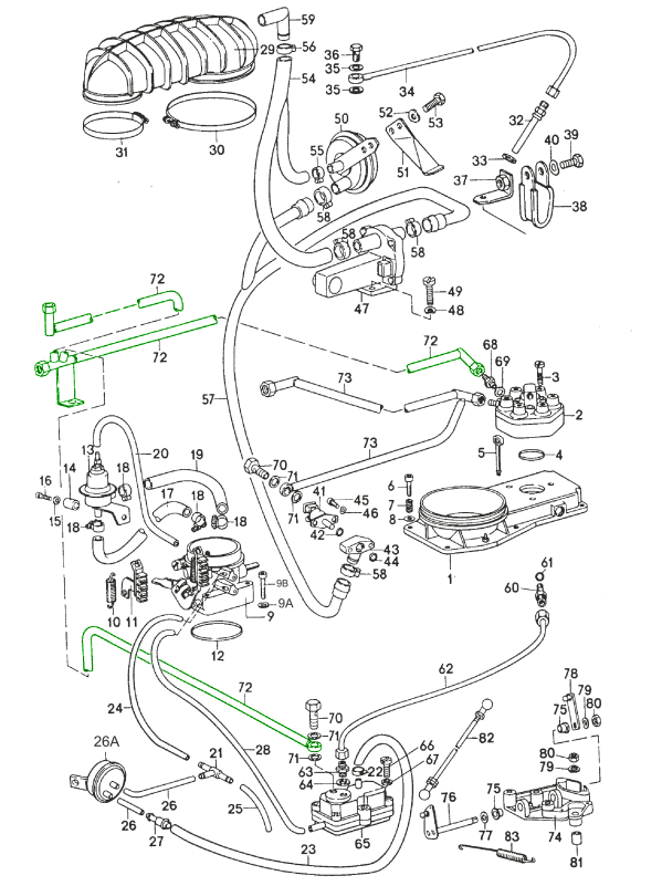 Porsche 911 Fuel line 91111051402 91111051403 - 91111051403 | Design 911