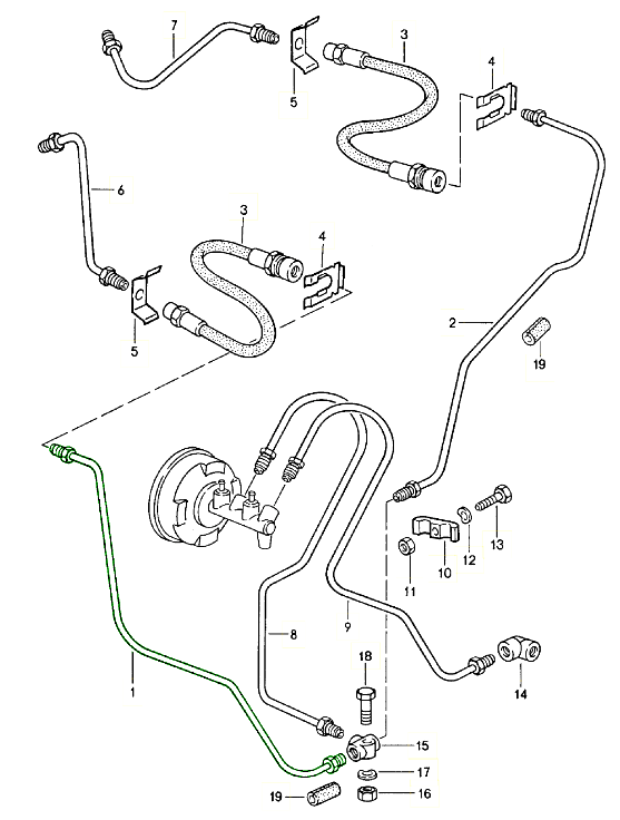 Buy Porsche 911 & 912 (1965-1989) 911 1984-1986 3.2L Caliper and Brake ...