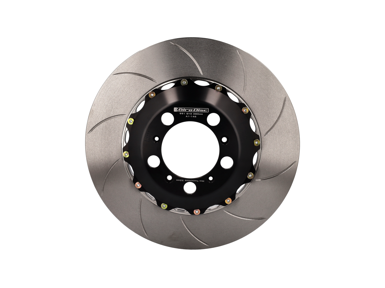 Brake Disc / Rotor Slotted 2-pc FRONT 996 C4S / 997.1 C2S C4S - A1 ...