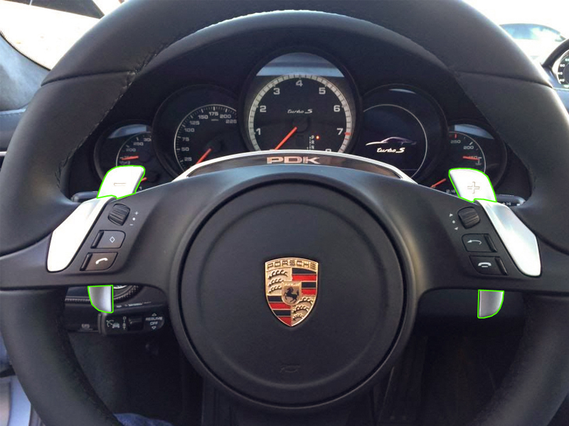 TechArt Paddle Shifters Retrofit. Porsche 987.2 / 997.2 / 991.1 / 981 ...