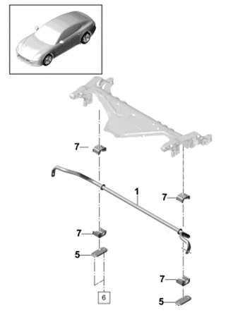 Mount for stabilizer - 971411313E | Design 911
