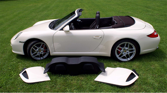 Speedster Look HardBack Humps. Porsche 996 / 997 Cabrio DelaVilla - SHB ...