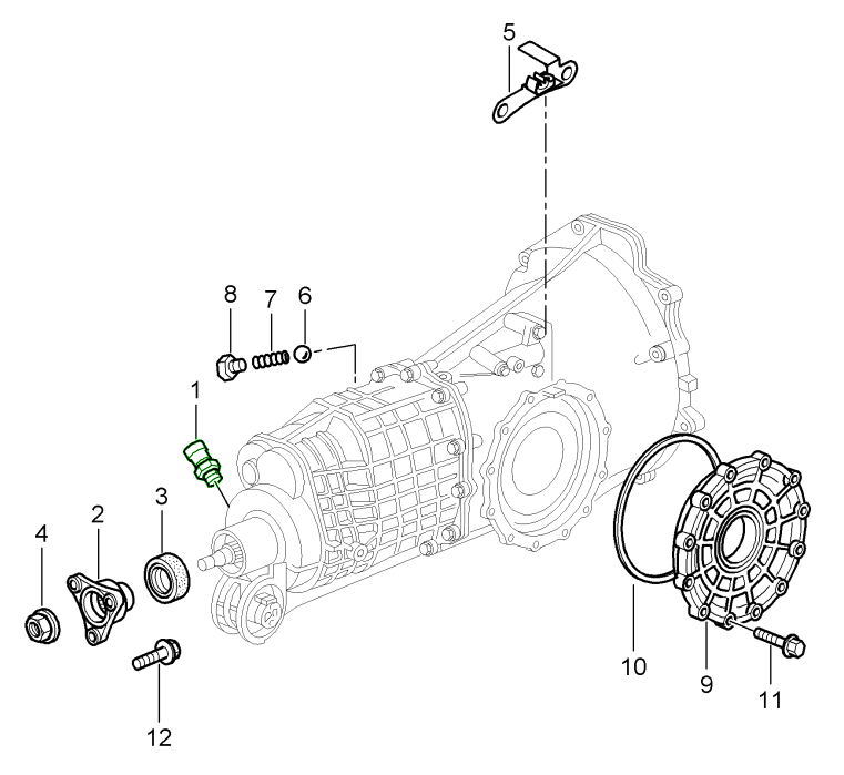 Porsche 996 Reverse light switch 99660610301 - 99660610301/1 | Design 911