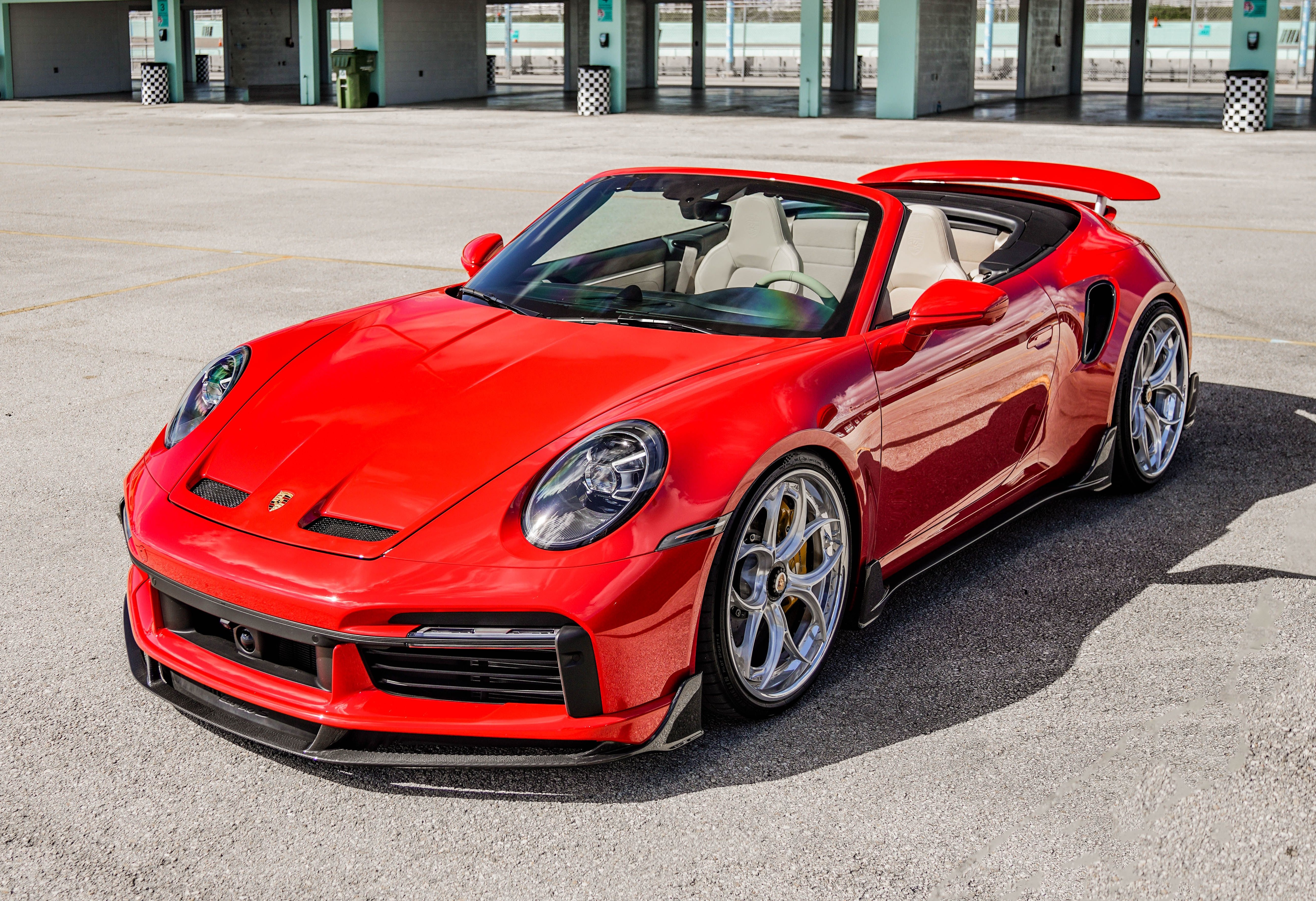 Front bumper lower spoiler. Porsche 992 turbo S - 1016.992.TTS.00 ...