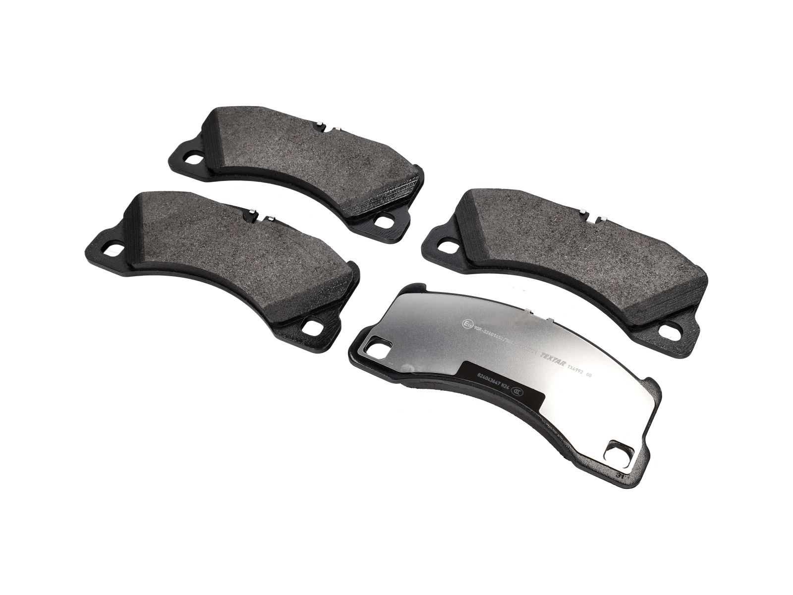 TEXTAR 2500701 Porsche 95835193910 Brake pads Front for Porsche 958 ...