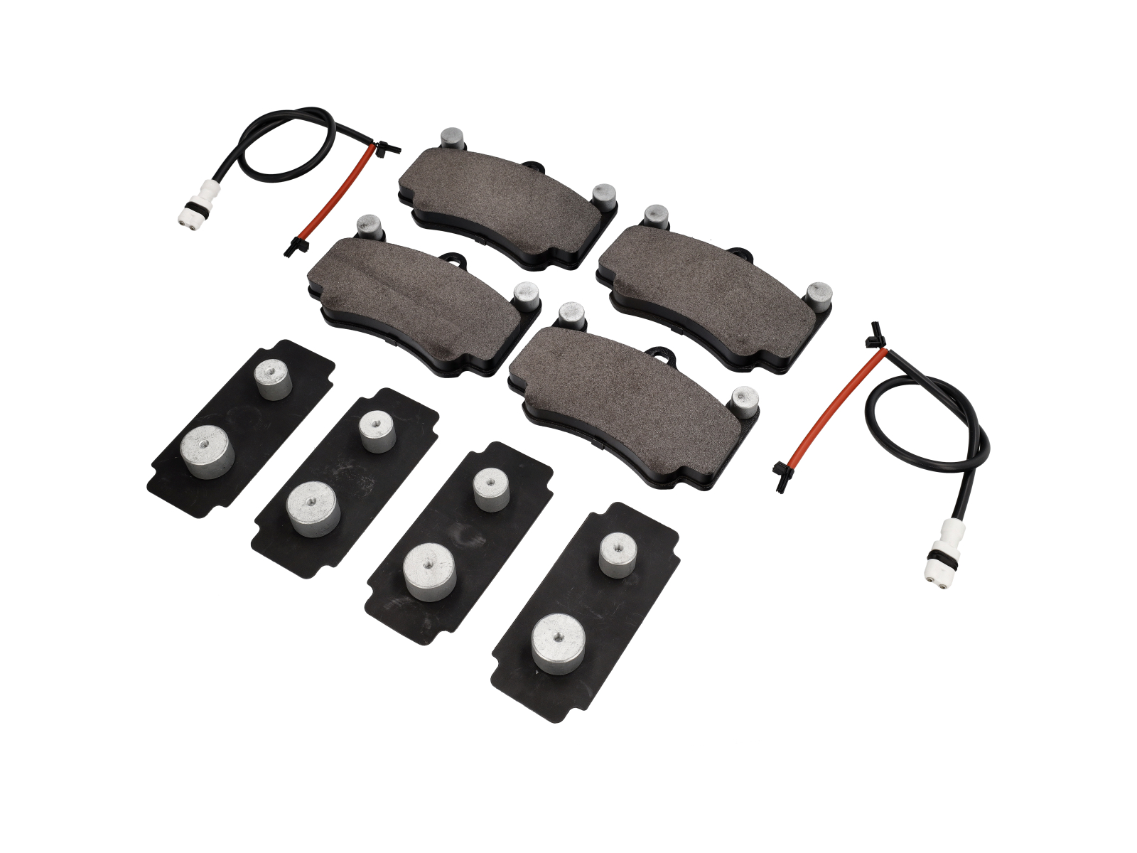 FRONT Brake pads, sensors, shims kit Porsche 996 Turbo / 996 C4S OE ...