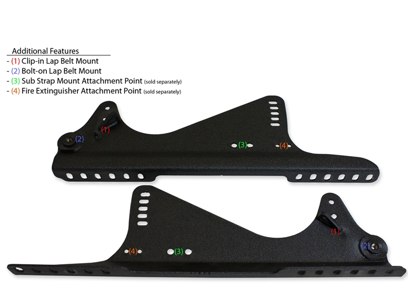 Porsche 996 Brey Krause Side Mount Brackets R-9762 - R-9250 | Design 911