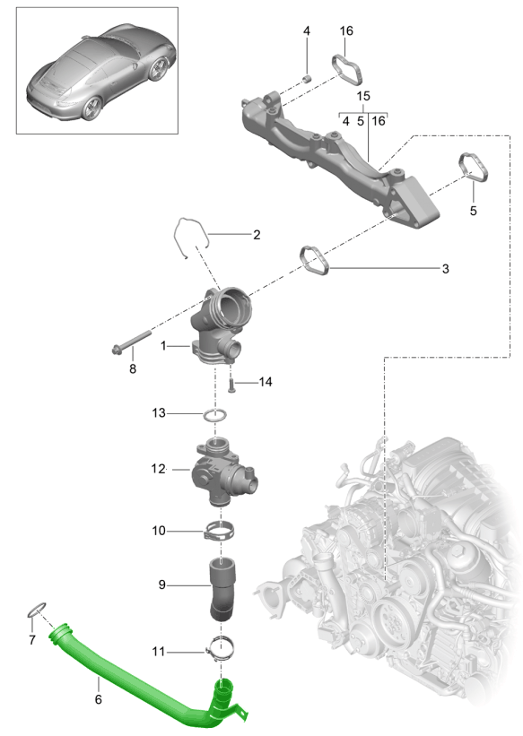 Coolant pump - 0PB121010C | Design 911