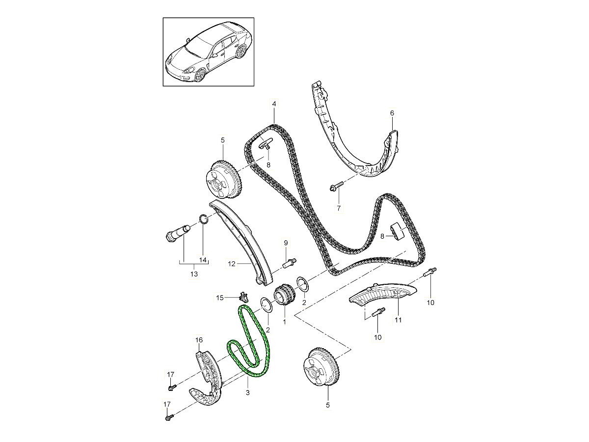 Buy Porsche Macan (95B) MK1 (2014-2018) Chains & Tensioners | Design 911