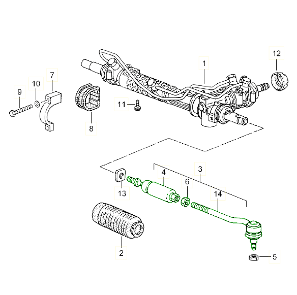 Buy Porsche 993 (911) (1994-1998) 993 (911) TURBO S 1994-97 Track Rods ...