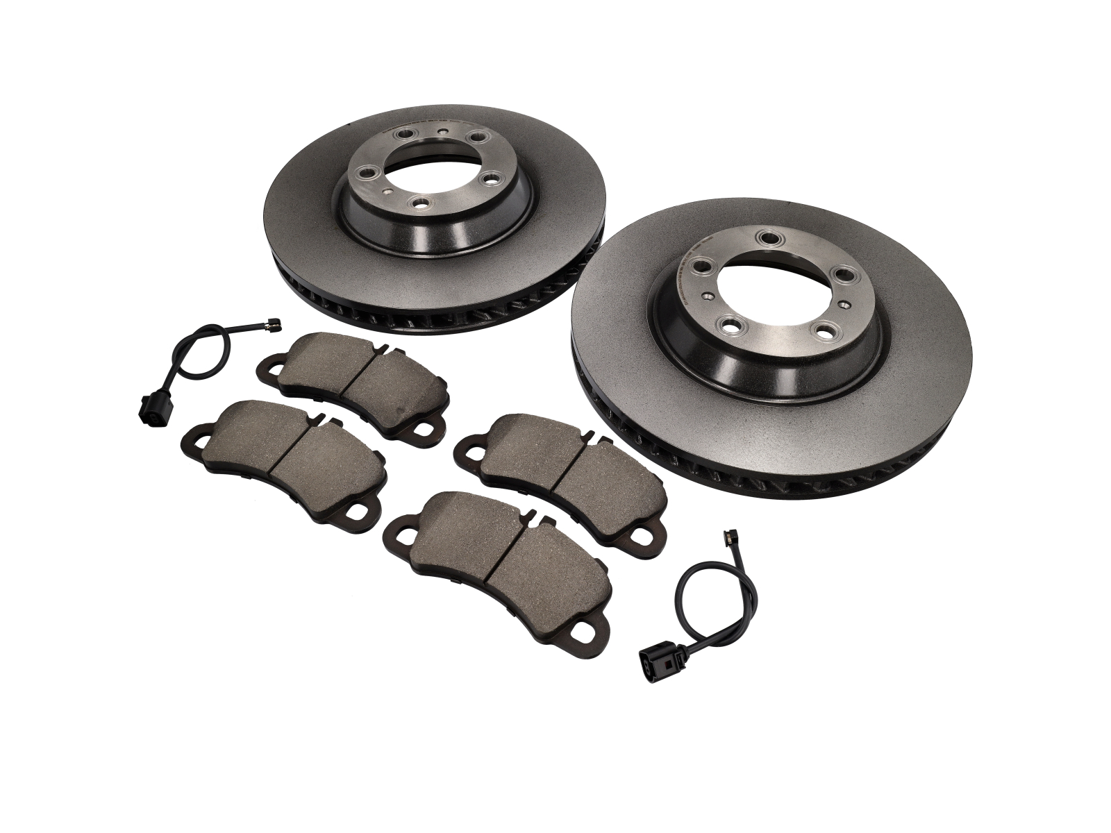 FRONT Brake Pads and Brake Disc Package. Porsche Cayenne 9YA Disc size ...