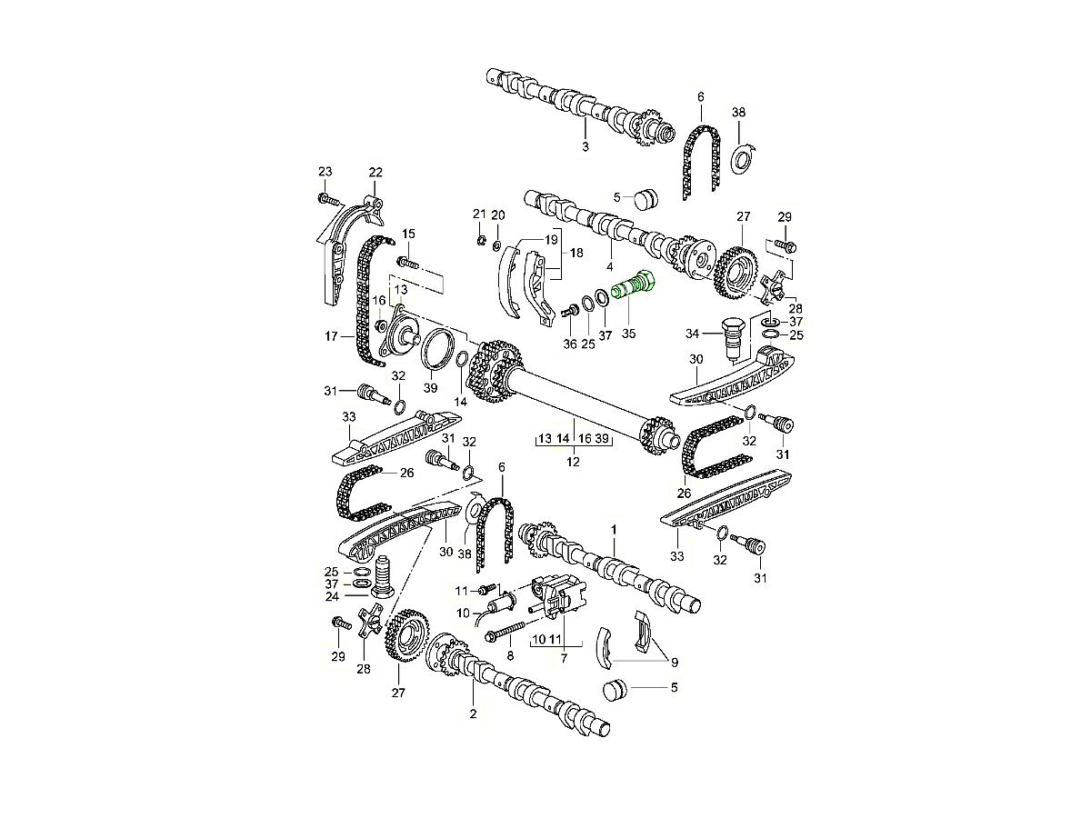 Chain Tensioner Adjuster. Porsche 986 Boxster / 996 C2 / C4>>2001 ...