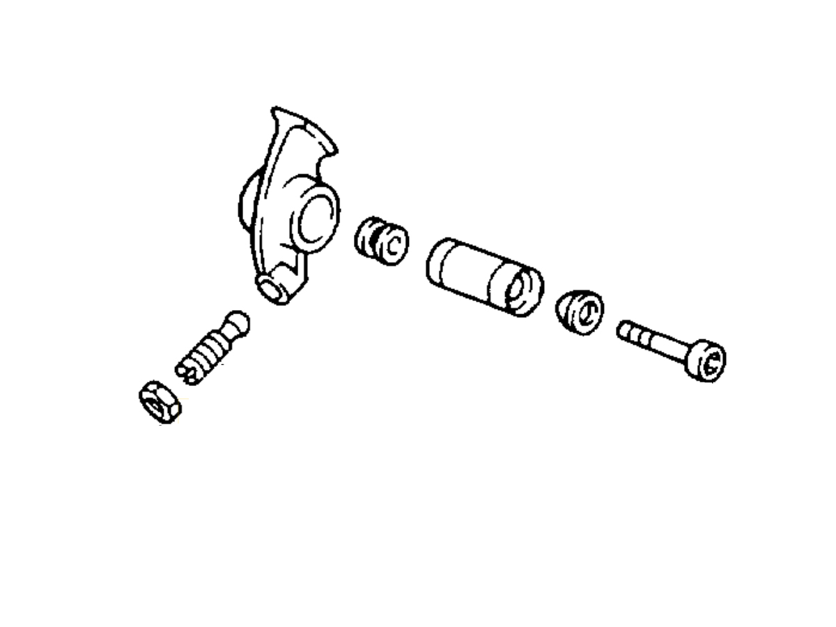 Rocker arm set. Porsche 911 / 964 / 914-6 93010504305 - ROCKERARMKIT911 ...