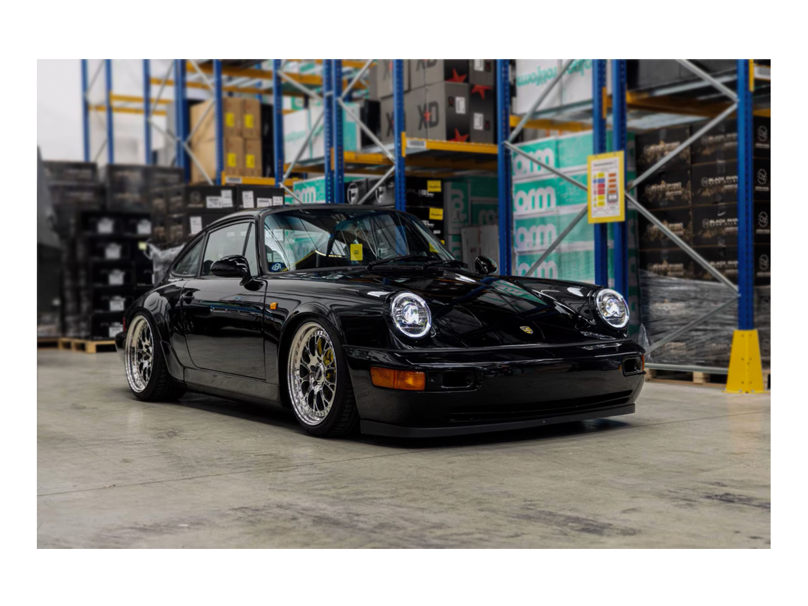 LED headlamp set LHD. Porsche 911 / 964 91163192700 91163111300 ...