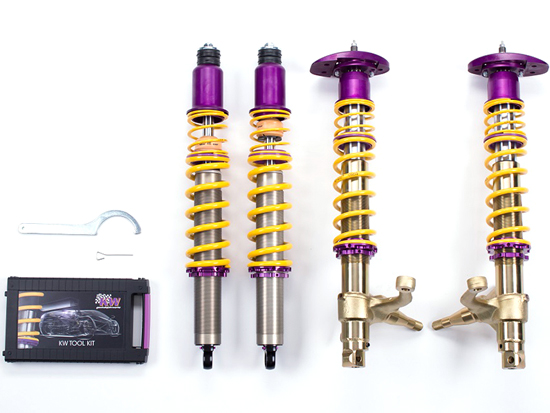 Buy Porsche Coilover Suspension Kit WITH KW Clubsport Upper Mounts ...