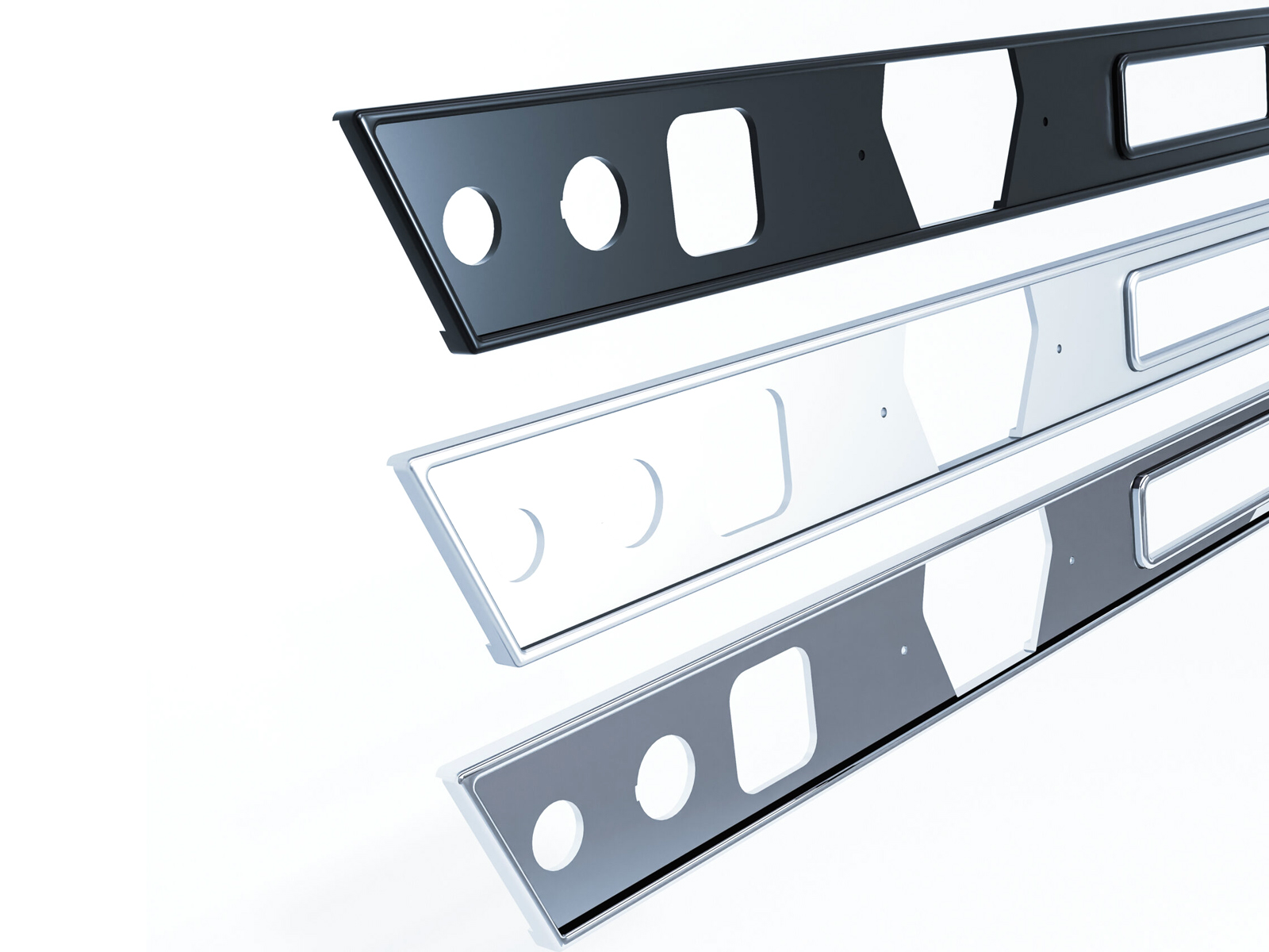 Dashboard aluminium trim frame. Porsche 911 (G-model) 1974-89 ...