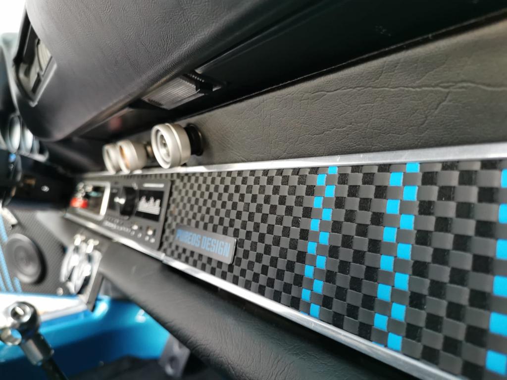 Dashboard aluminium trim frame for Porsche 964 993 - 964552LHDPCMMB ...