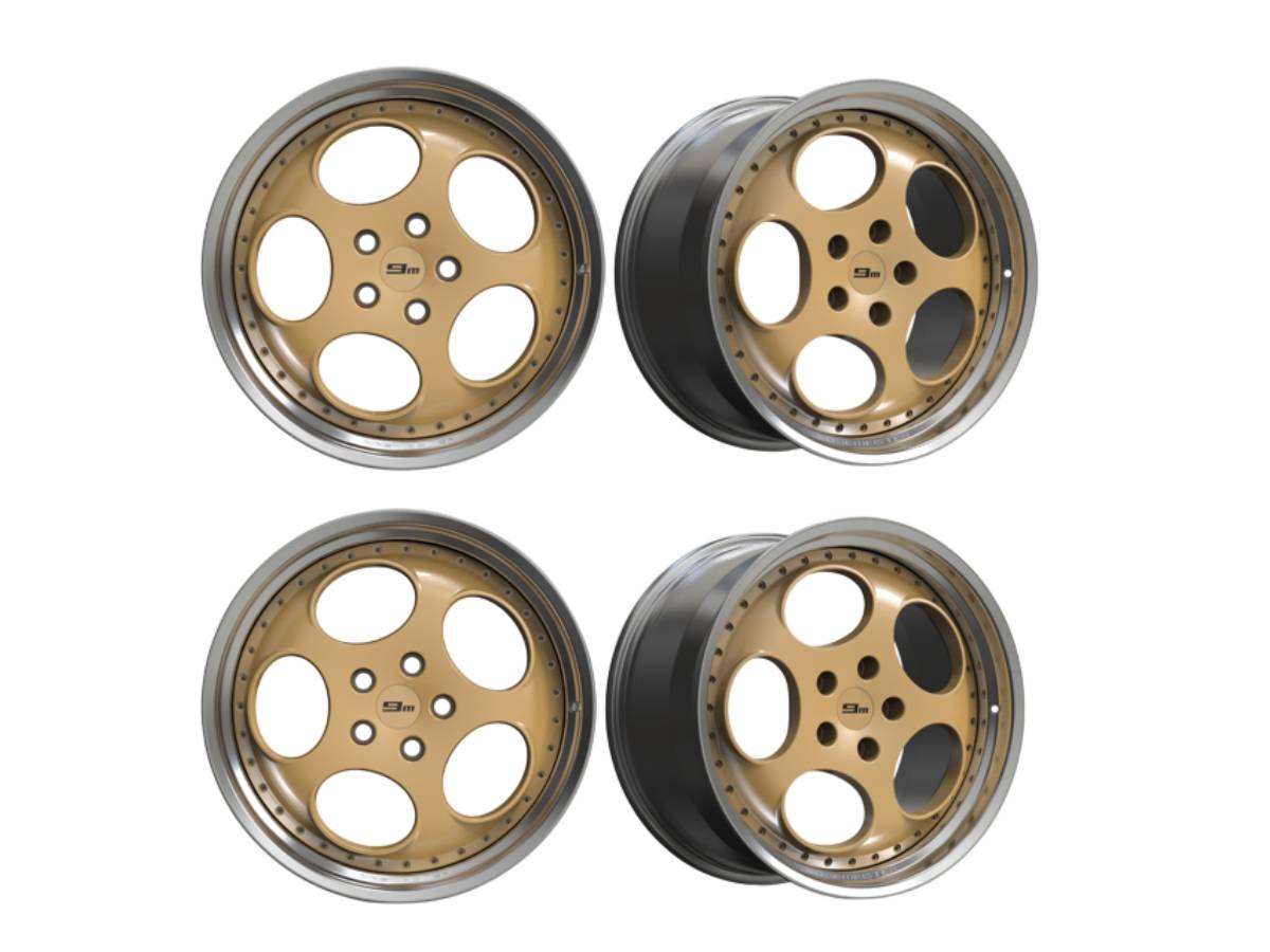 Speed Dial 2 piece wheel set from Ninemeister. Porsche 964 / 993 / 996 ...