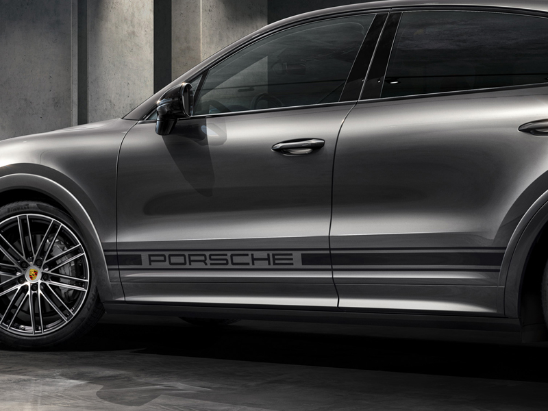 Buy Porsche Cayenne 9YA 2018-2023 Side Decals / Badges | Design 911