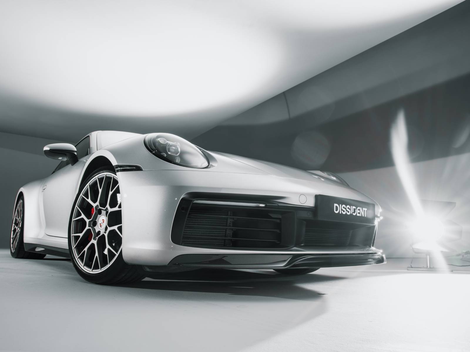 Front lower lip spoiler carbon fibre. Porsche 992 992807100OK1 ...