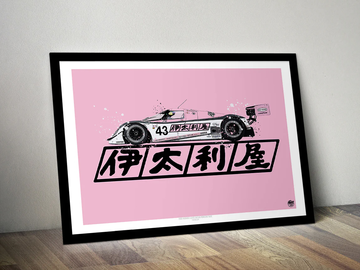 Porsche 962C Le Mans 1990 poster in Black frame Fueled.Art ...