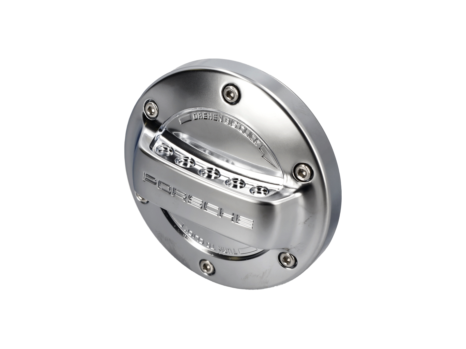 Fuel tank cap. Aluminium Look. Porsche Boxster / 981 / 991 ...