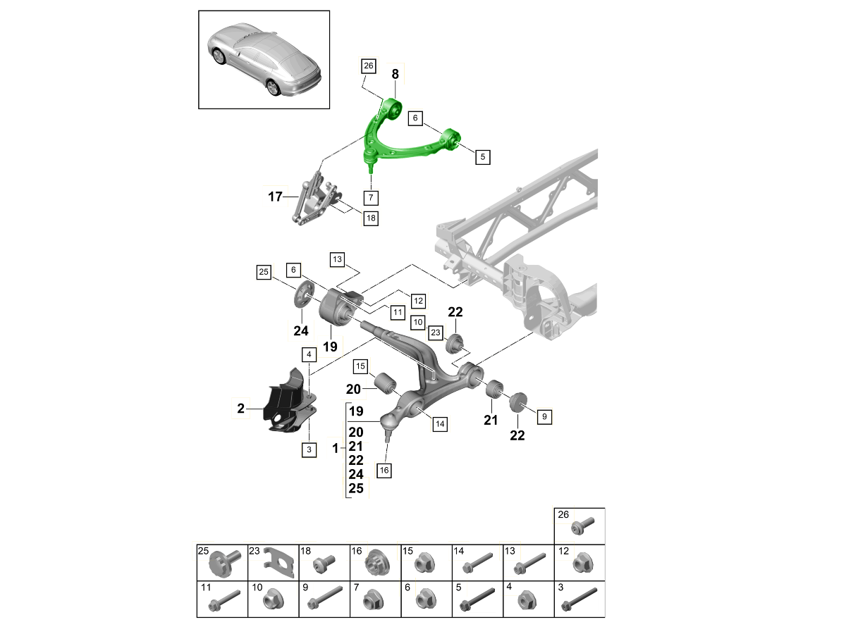 Original Porsche Part - 971407021D | Design 911