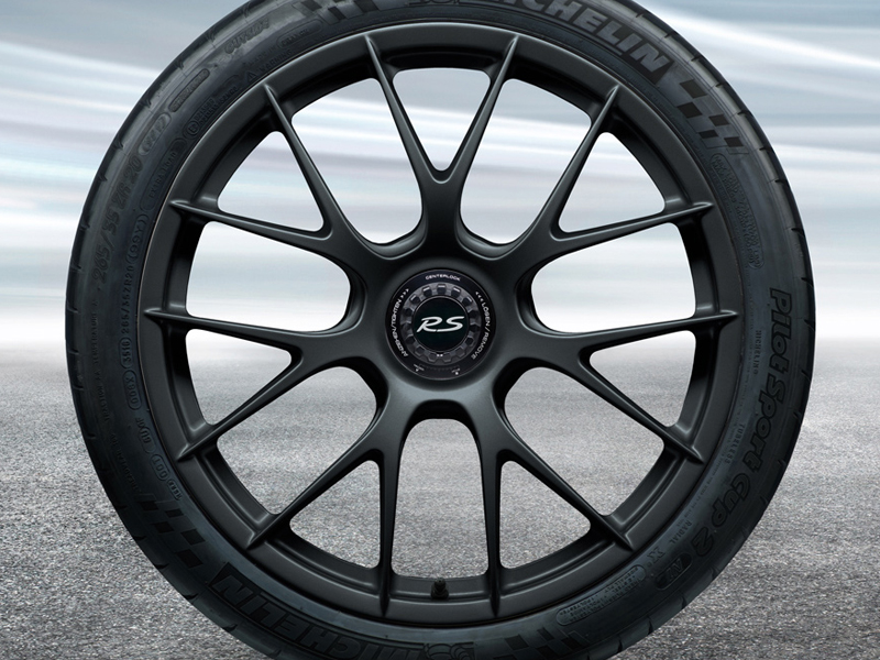 20-inch 991.2 GT3 RS in Black (satin-gloss) Alloy Wheels & Winter Tyres ...