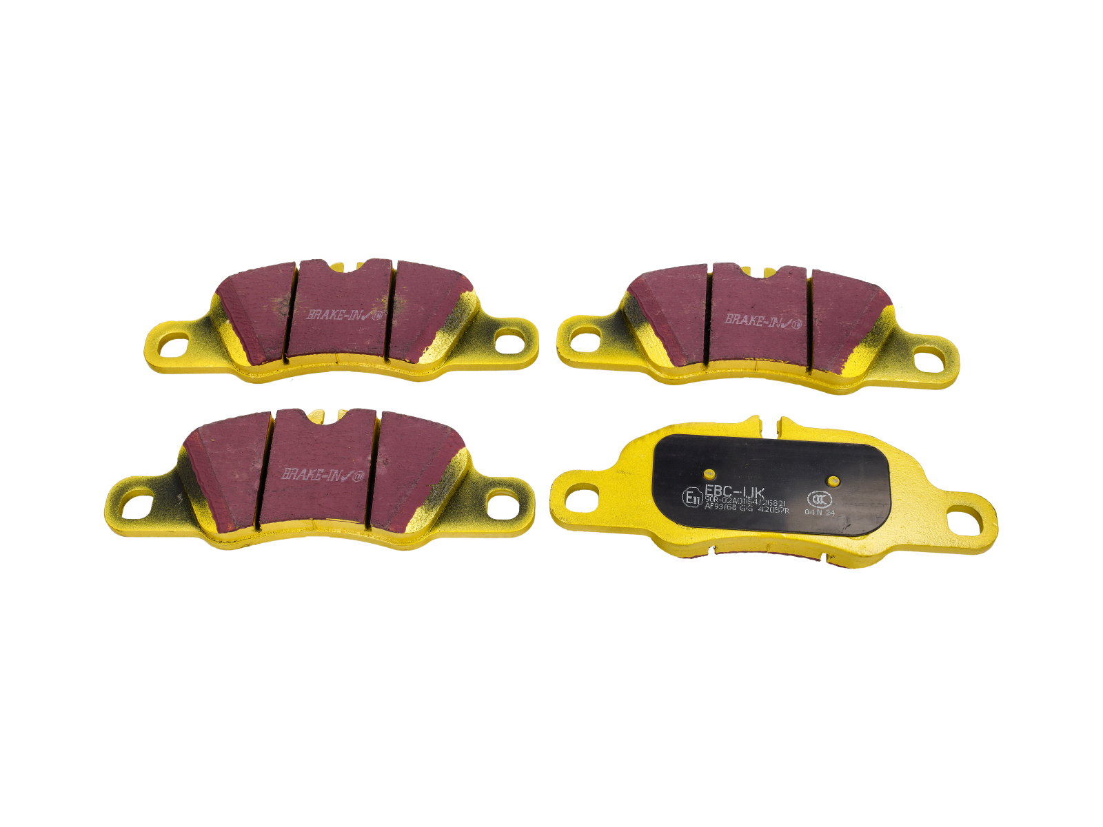 EBC YELLOW Fast Road Brake Pads | Design 911