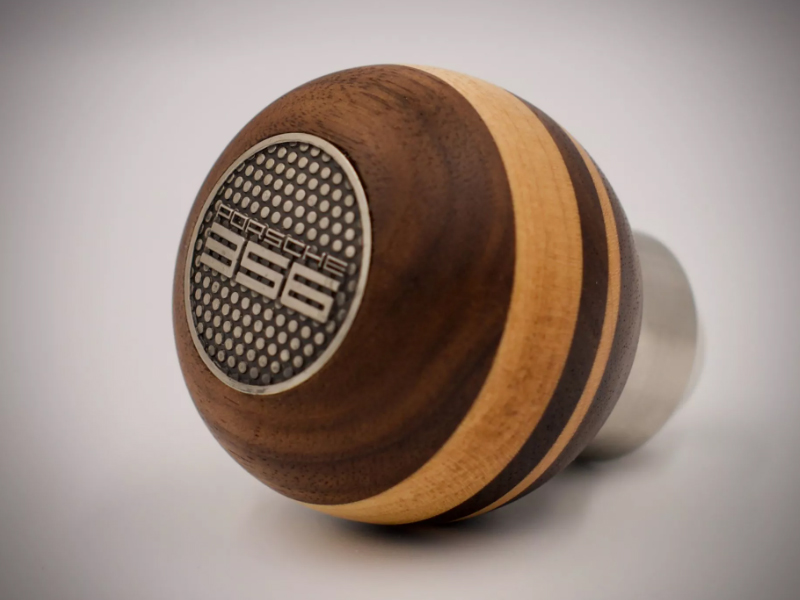 69542419100 Walnut and maple wood gearshift knob for Porsche 356 - 69542419100/2H | Design 911