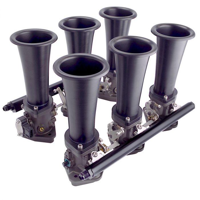 Fuel injection throttle body kit with air horns. Porsche 964 - TBK.PO ...