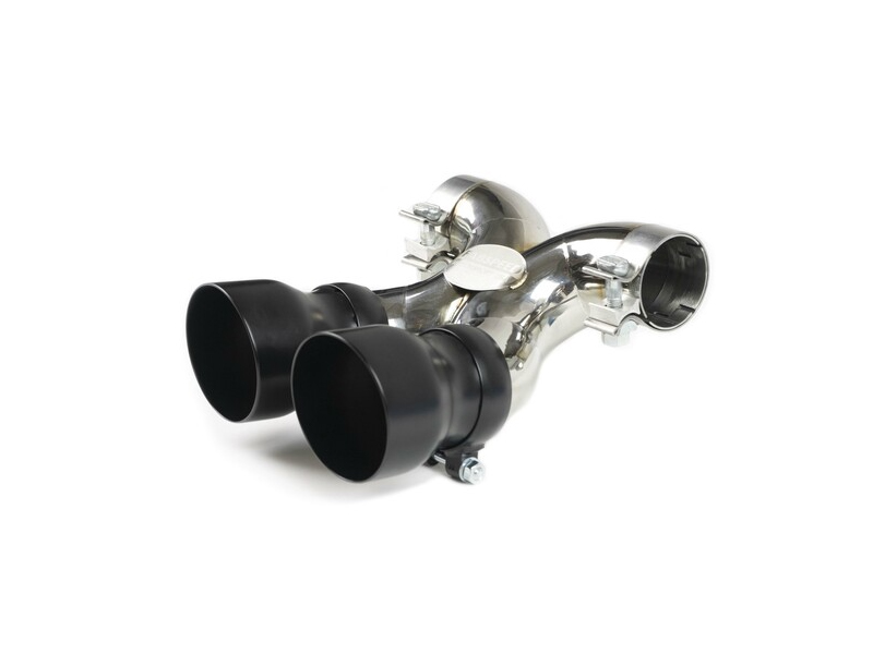 Fabspeed FSPOR718DLT Fabspeed Maxflo True X-Pipe with Dual Tips for ...