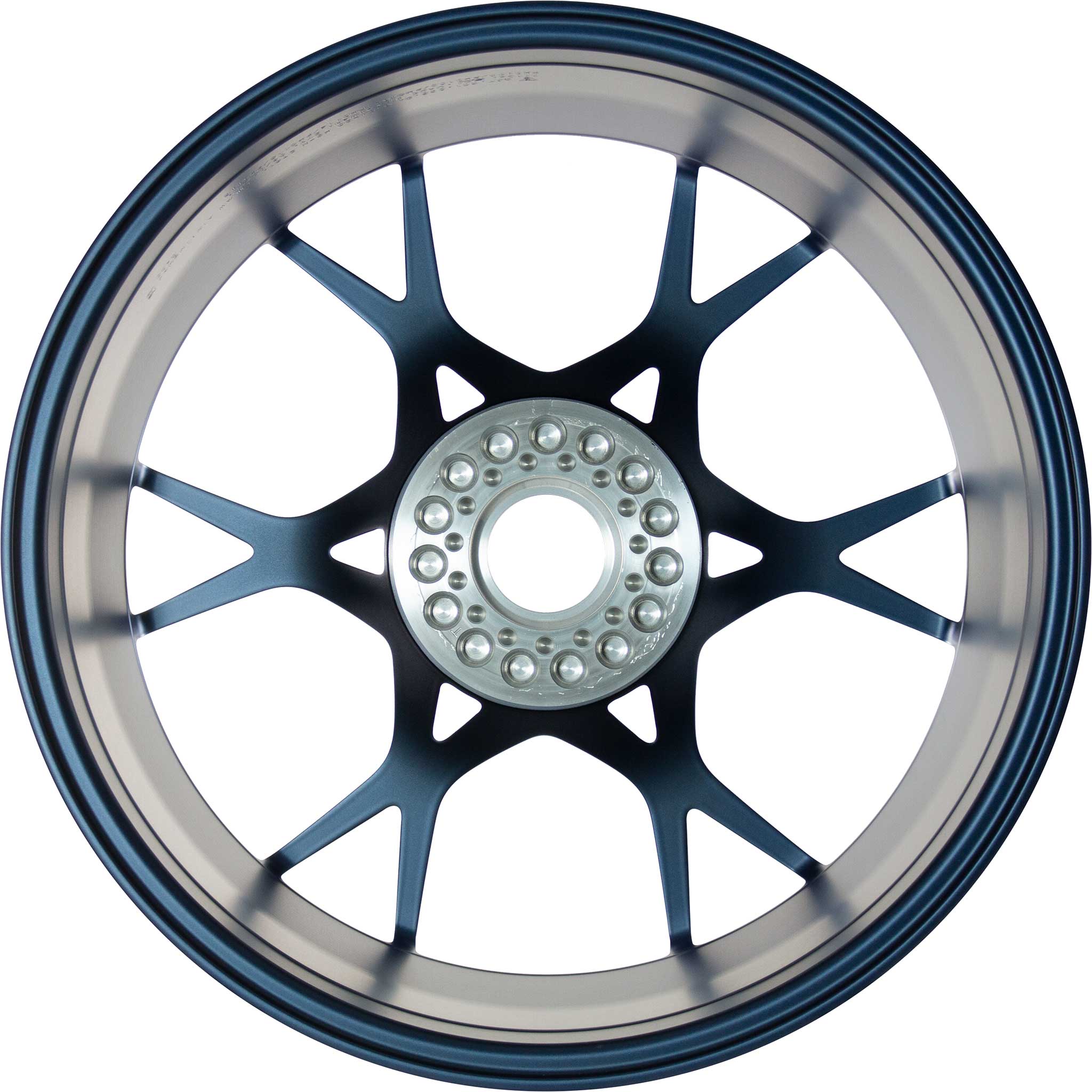 20" 718 Cayman GT4 RS Set of Forged Aluminium wheels, in Indigo Blue ...