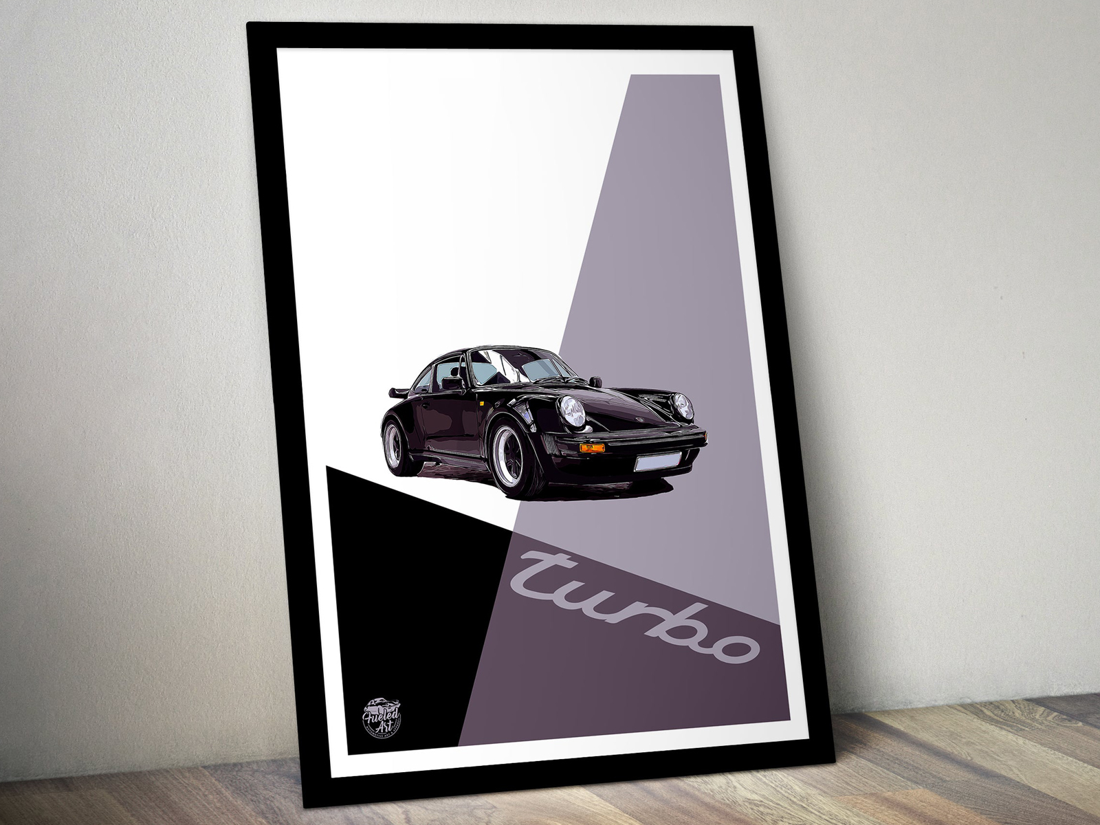Porsche 911 930 Turbo poster in Black frame Fueled.Art - FA911930T1612 ...