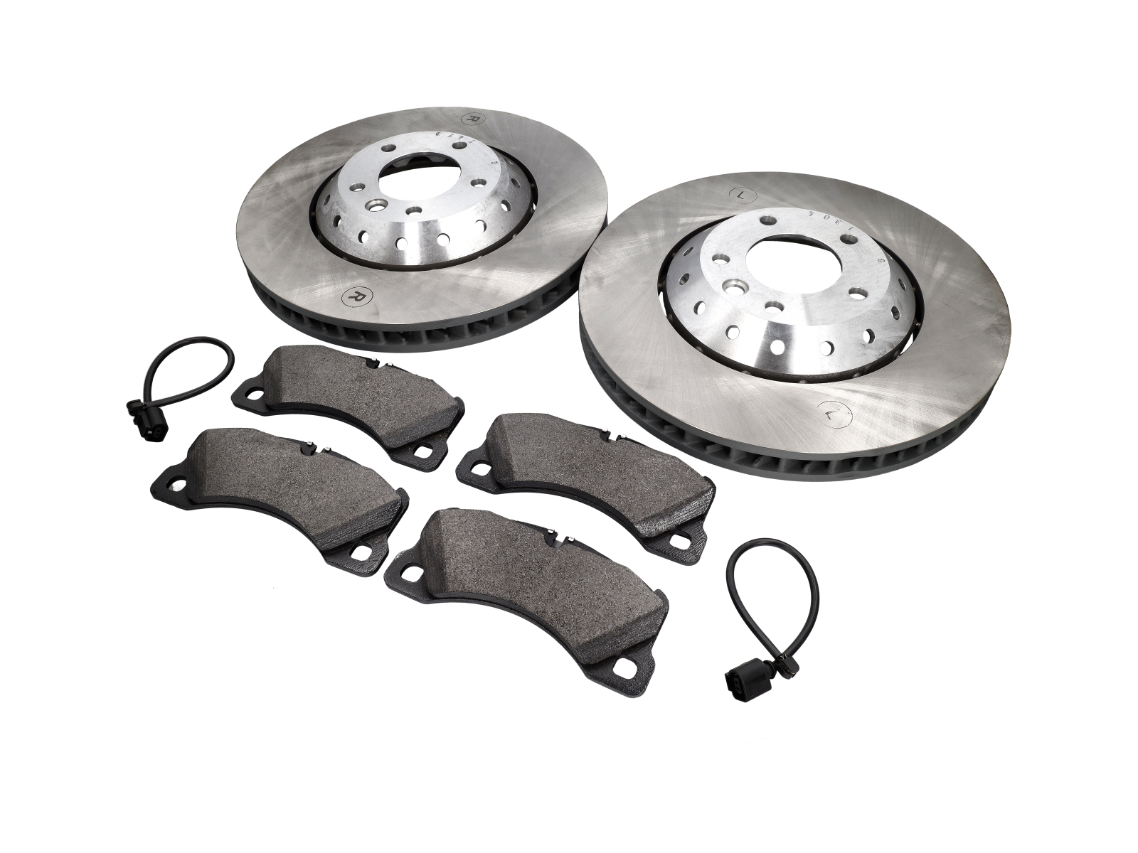 Front brake pads and brake disc package. Porsche 958 Cayenne V6 GTS ...