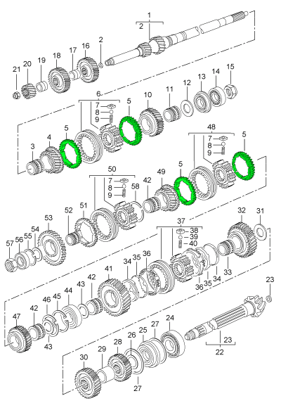 Porsche 997 GT2 Synchro Ring 92830421130 - 92830421130::1 | Design 911