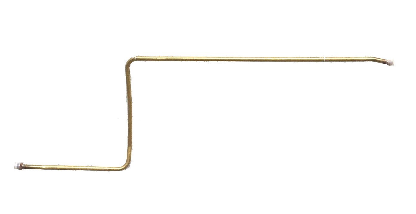 RSR style oil pipe, brass, return. Porsche 911 RSR - 91120704405/1 ...