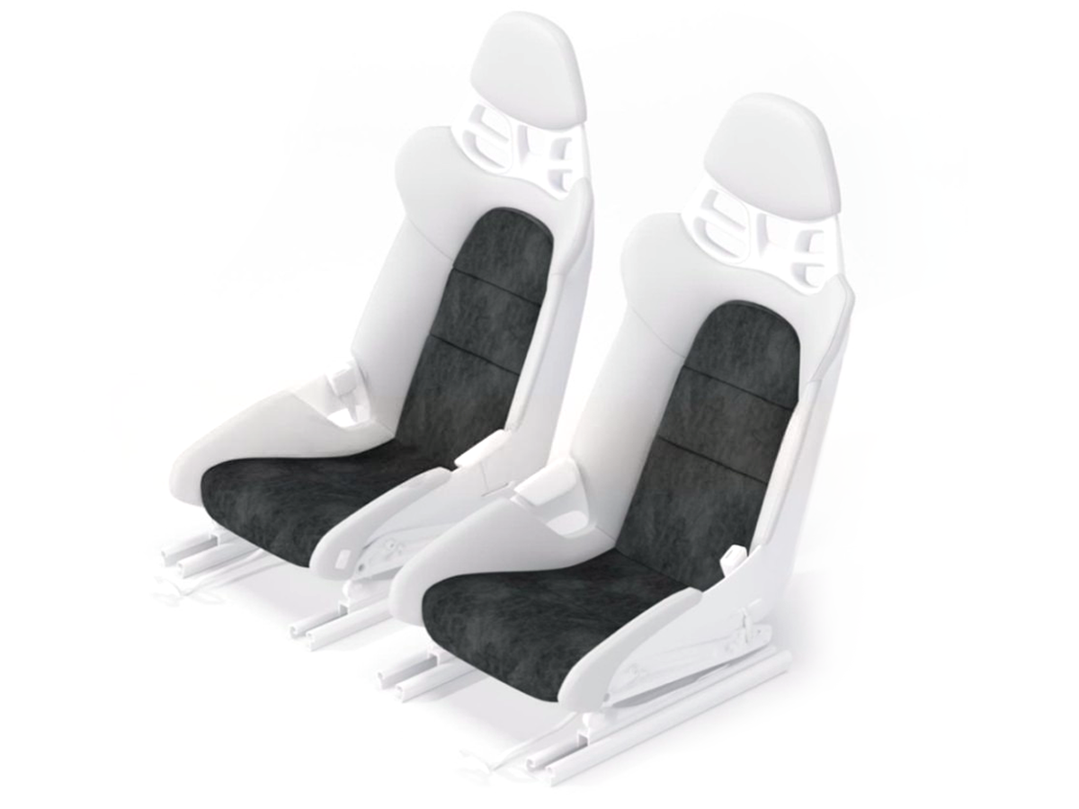 Weissach RS Style Alcantara Seat Cushions | Porsche 911 Bucket Seat Upgrade - 918FOAMALC1108 ...