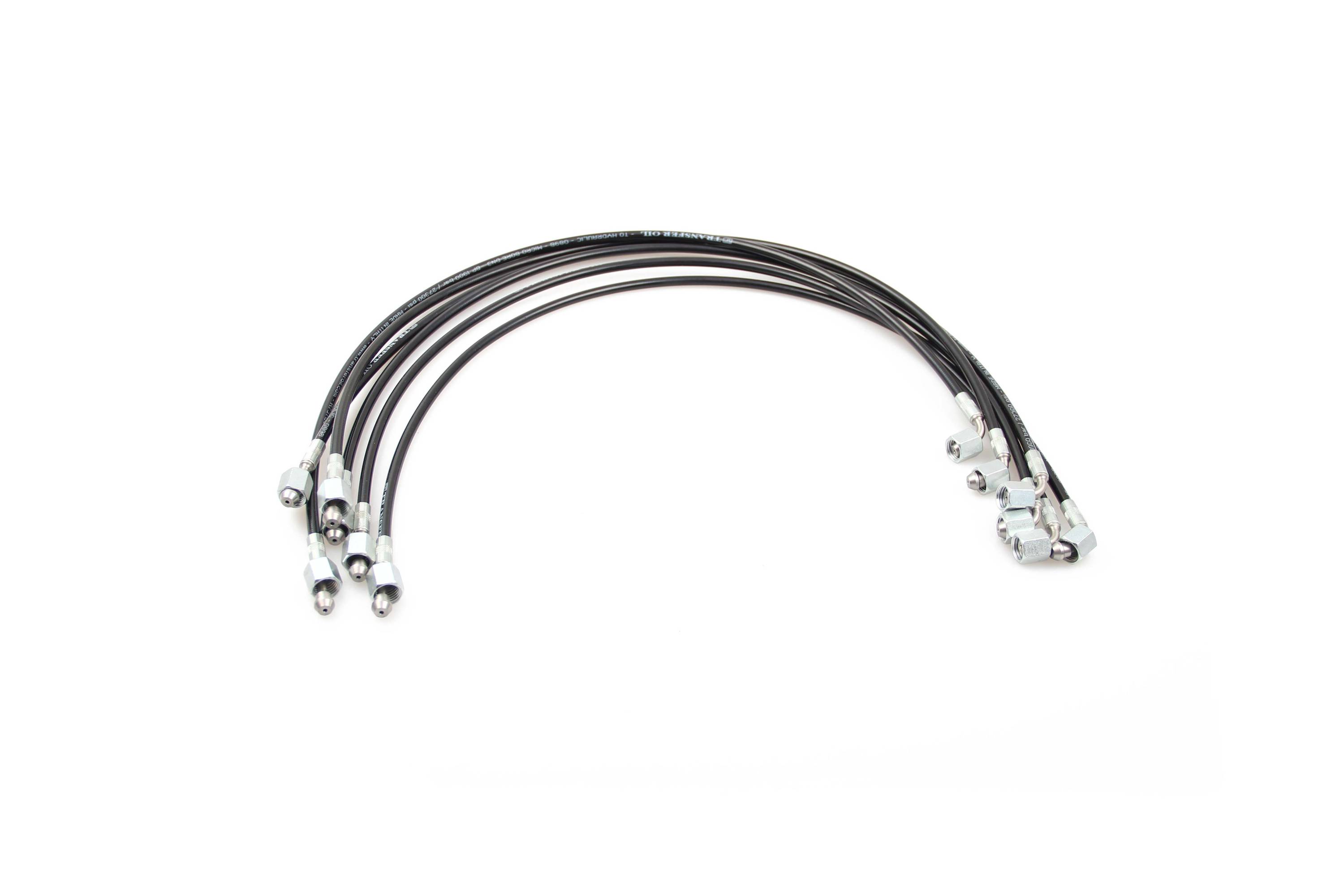 Flexible fuel line set MFI. Porsche 911 RS / RSR / R - 91111012811/1 ...