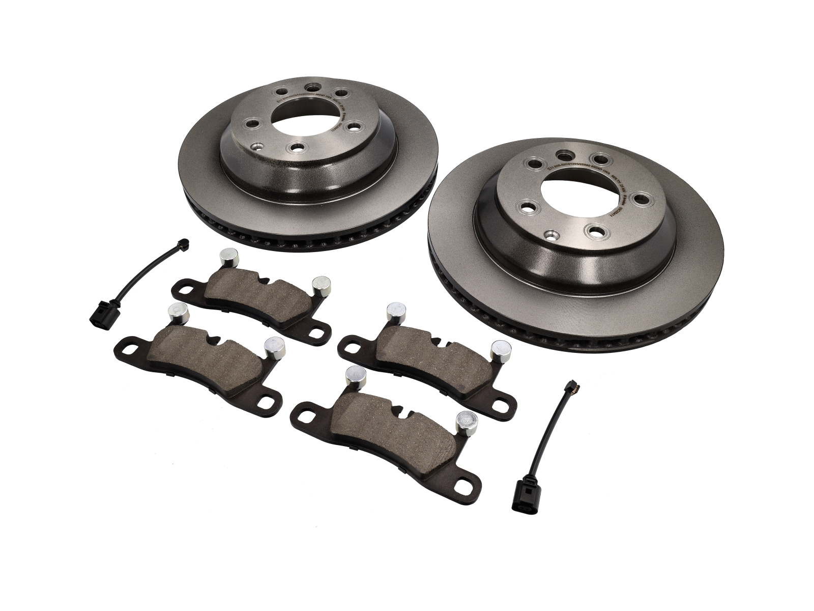 Rear brake pads and brake disc package. Porsche Cayenne 958 ...