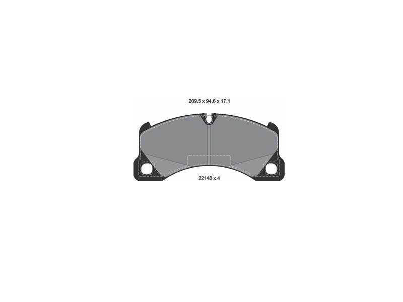 1 set of brake pads for disc brakes, This part number supersedes to ...