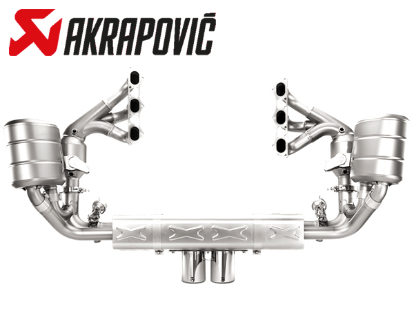 Akrapovic Evolution Line Titanium Exhaust for Porsche 911 GT3 (991 ...