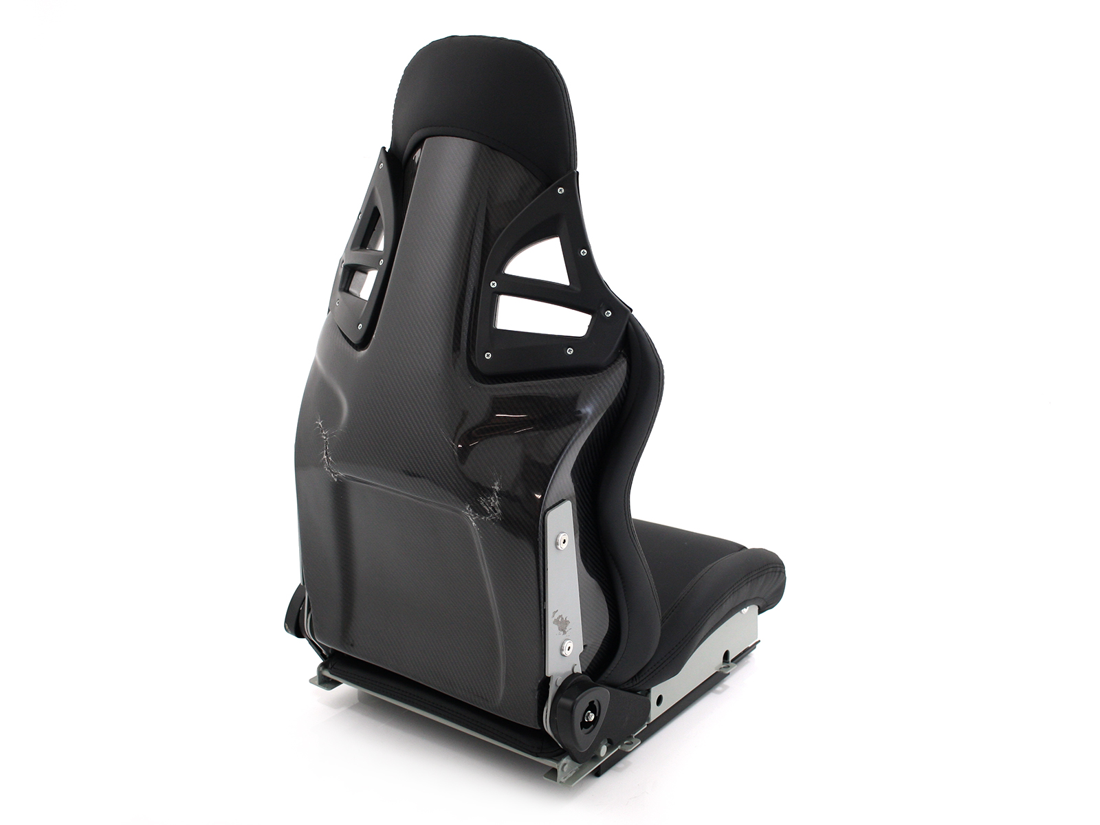 Asiento deportivo tipo butaca Track - DTX RECLINE, cuero negro ...