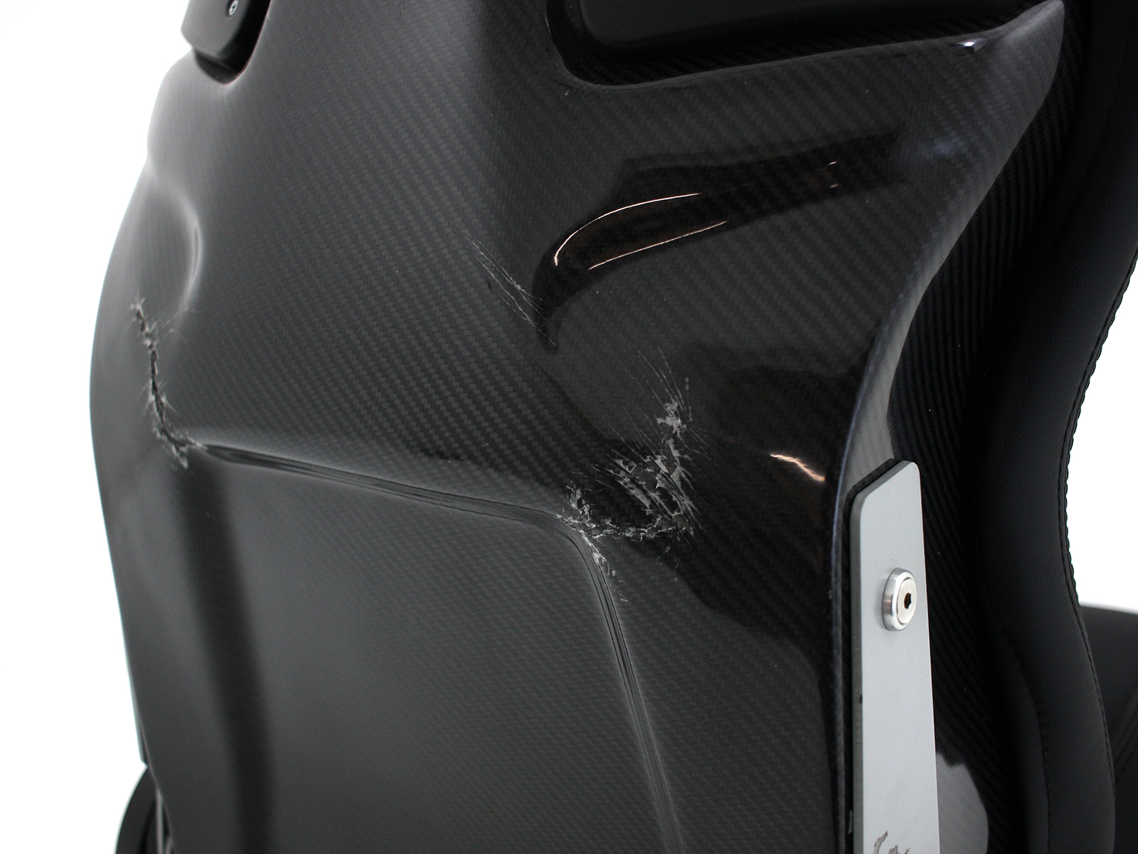 Asiento deportivo tipo butaca Track - DTX RECLINE, cuero negro ...